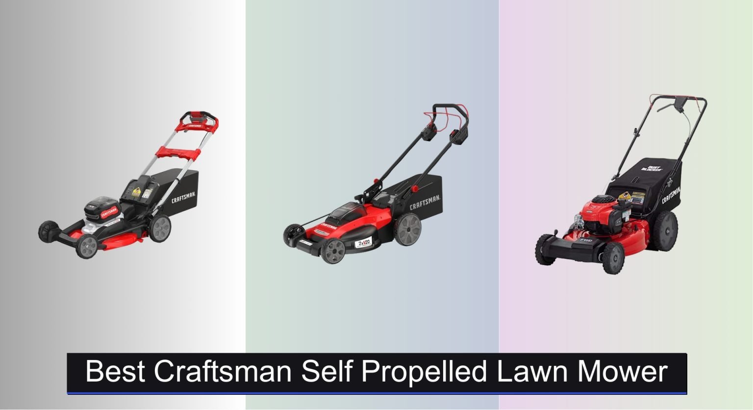 3 Best Craftsman Self Propelled Lawn Mowers of 2026