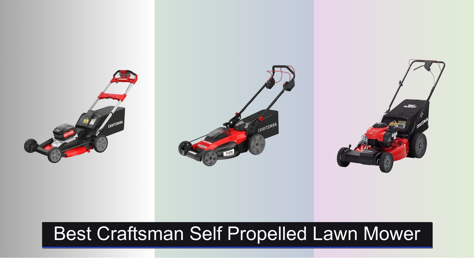 3 Best Craftsman Self Propelled Lawn Mowers Of 2026
