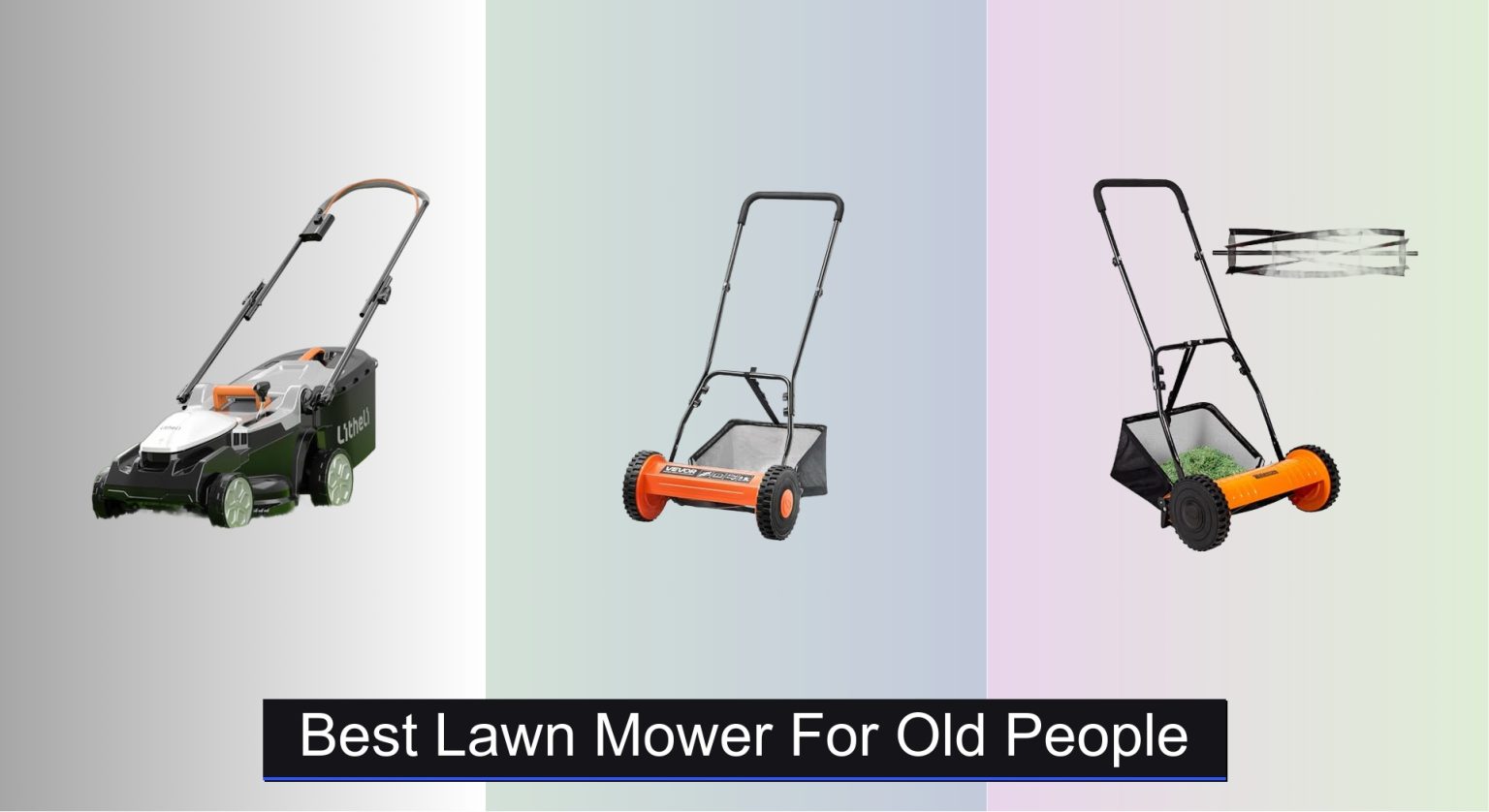 7 Best Lawn Mowers for Old People in 2025
