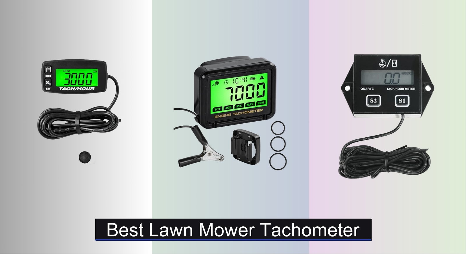 6 Best Lawn Mower Tachometers of 2026