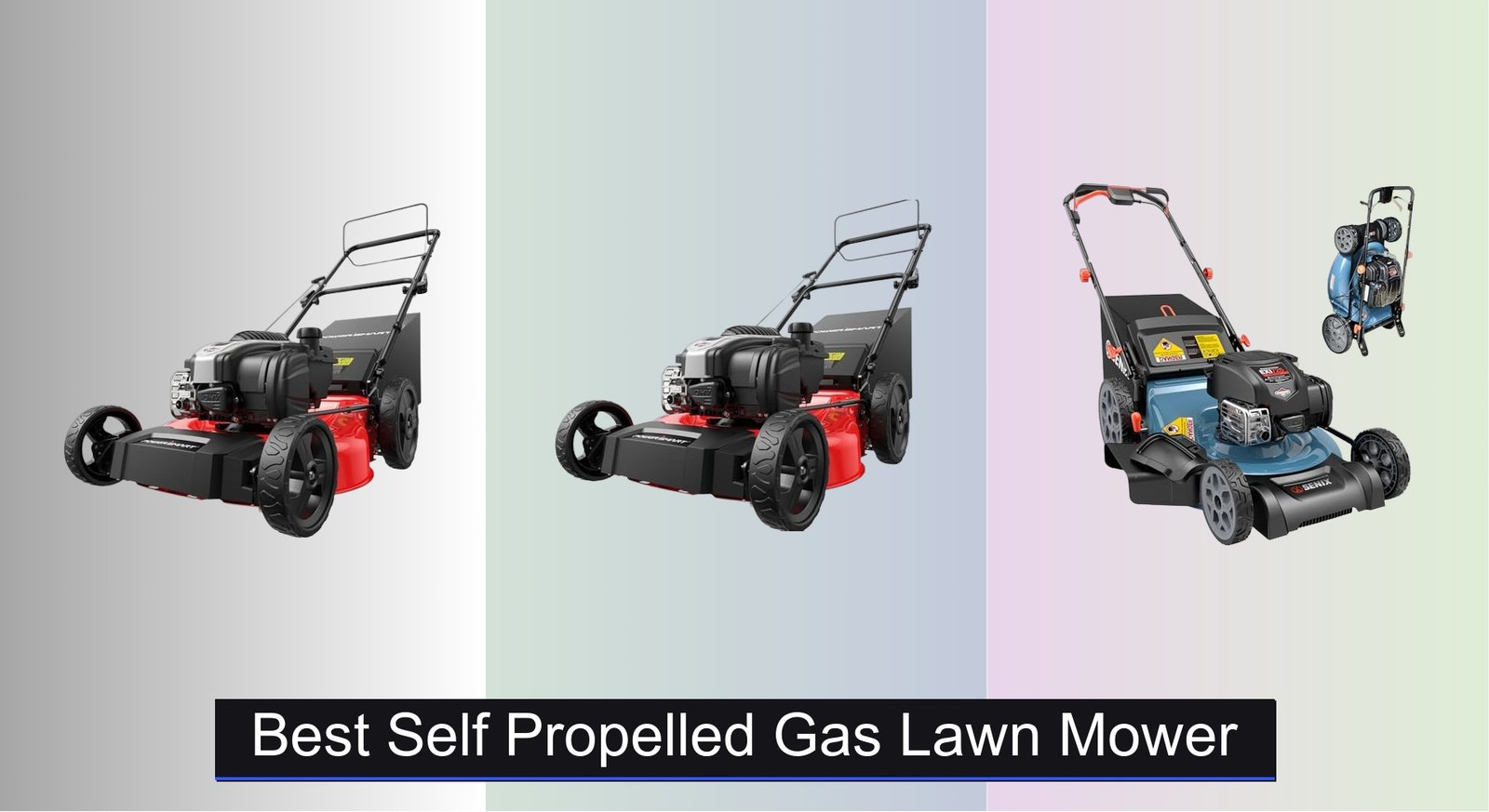 6 Best Self Propelled Gas Lawn Mowers Of 2025