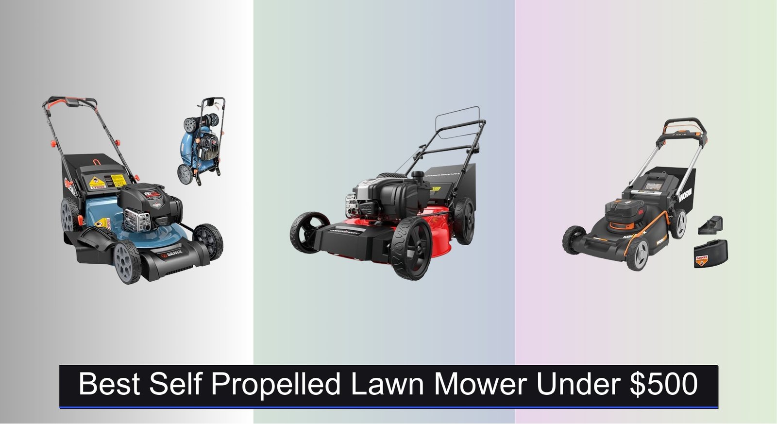 6 Best Self-Propelled Lawn Mowers Under $500 of 2026