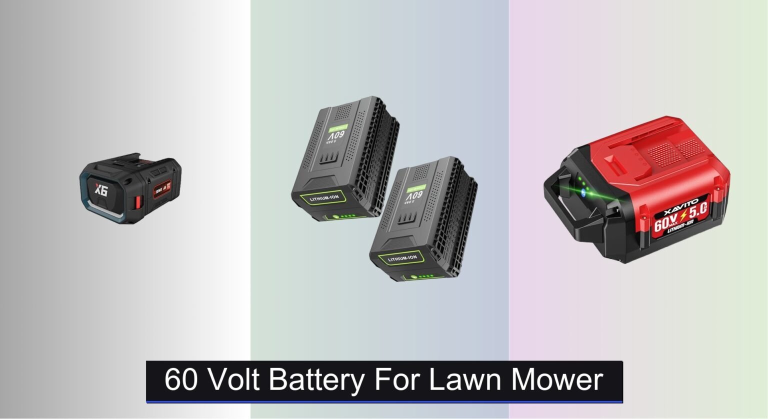 7 Best 60 Volt Batteries for Lawn Mowers in 2026