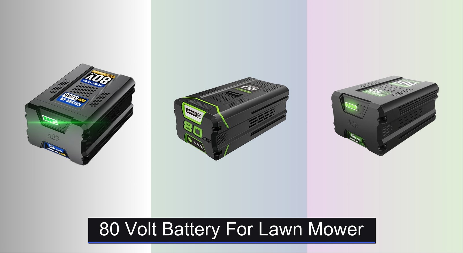 7 Best 80 Volt Batteries for Lawn Mowers 2026