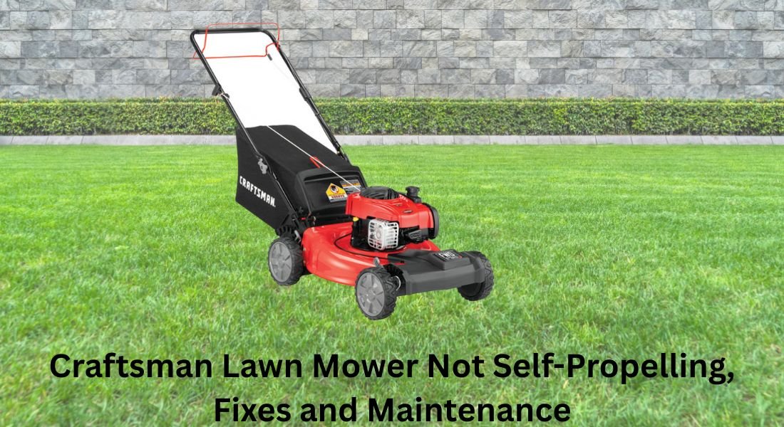 Craftsman Lawn Mower Not Self-Propelling, Fixes and Maintenance