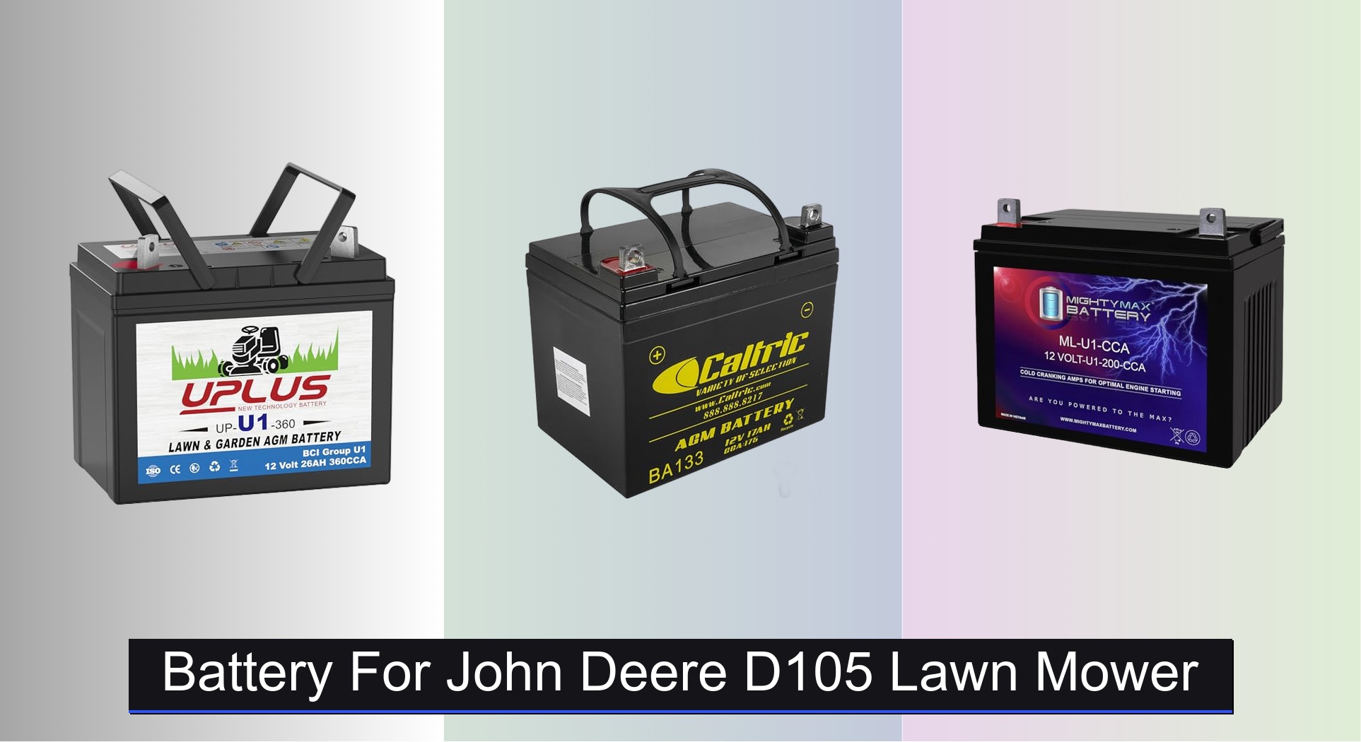 6 Best Batteries for John Deere D105 Lawn Mower 2025