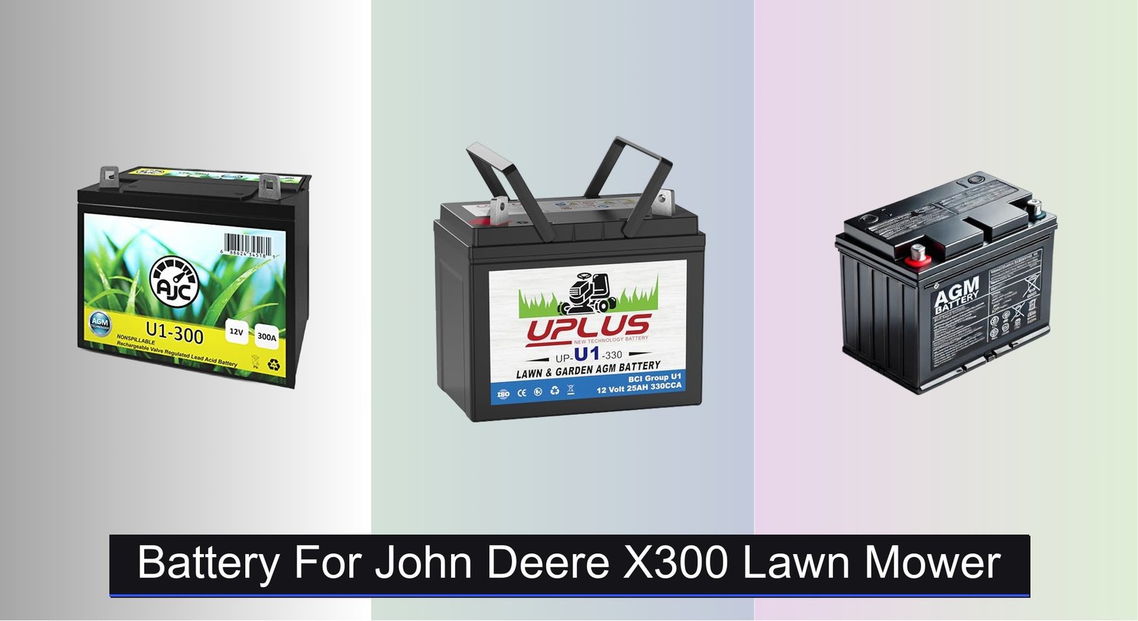 Battery For X300 John Deerenull