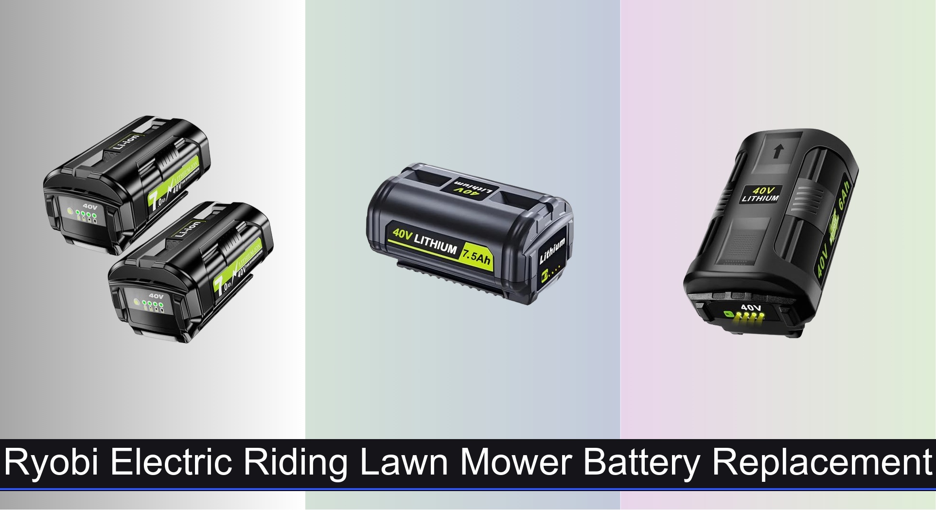 4 Best Battery Replacements for Ryobi Electric Riding Lawn Mowers (2025)