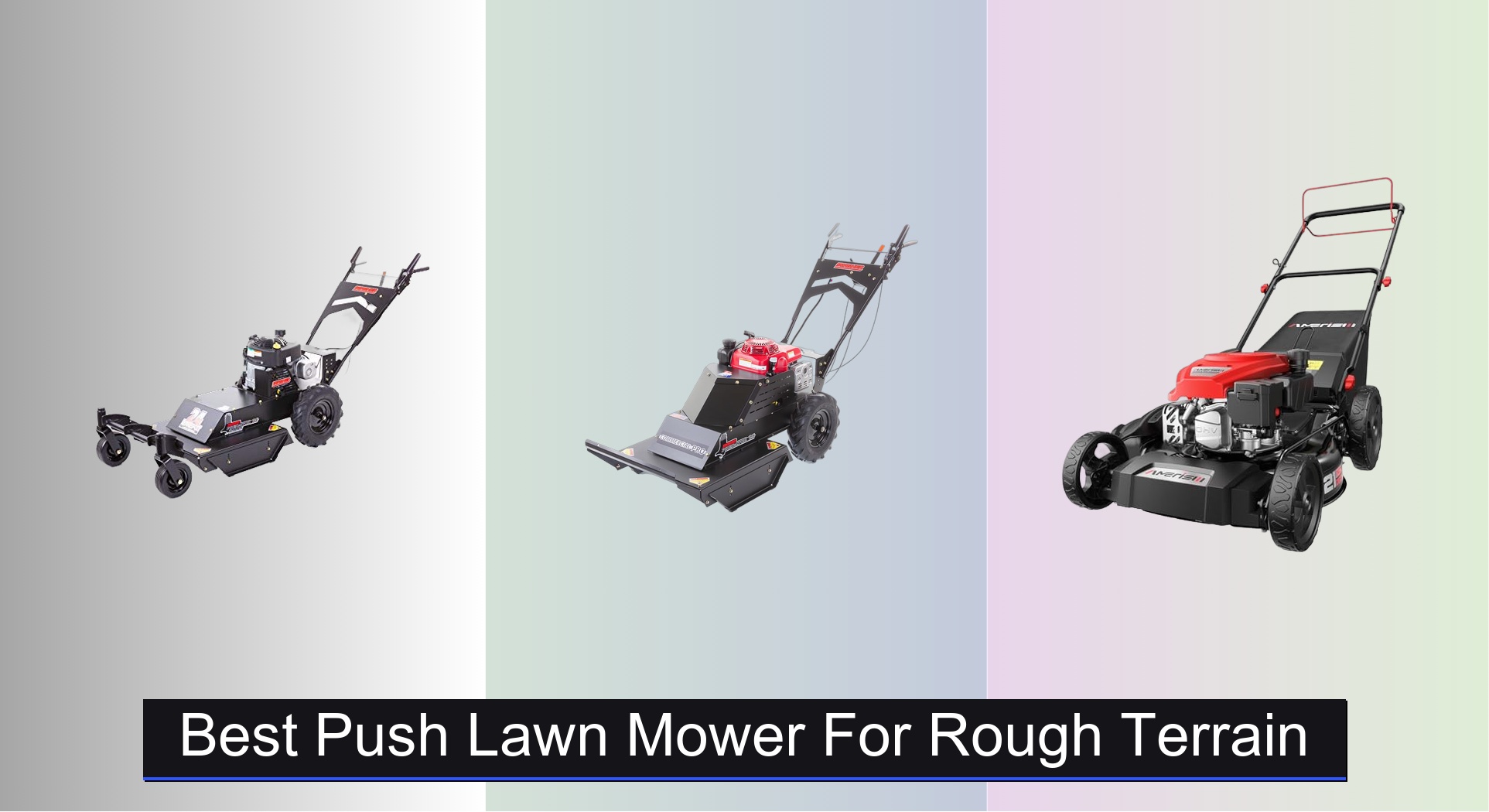 7 Best Push Lawn Mowers for Rough Terrain 2025