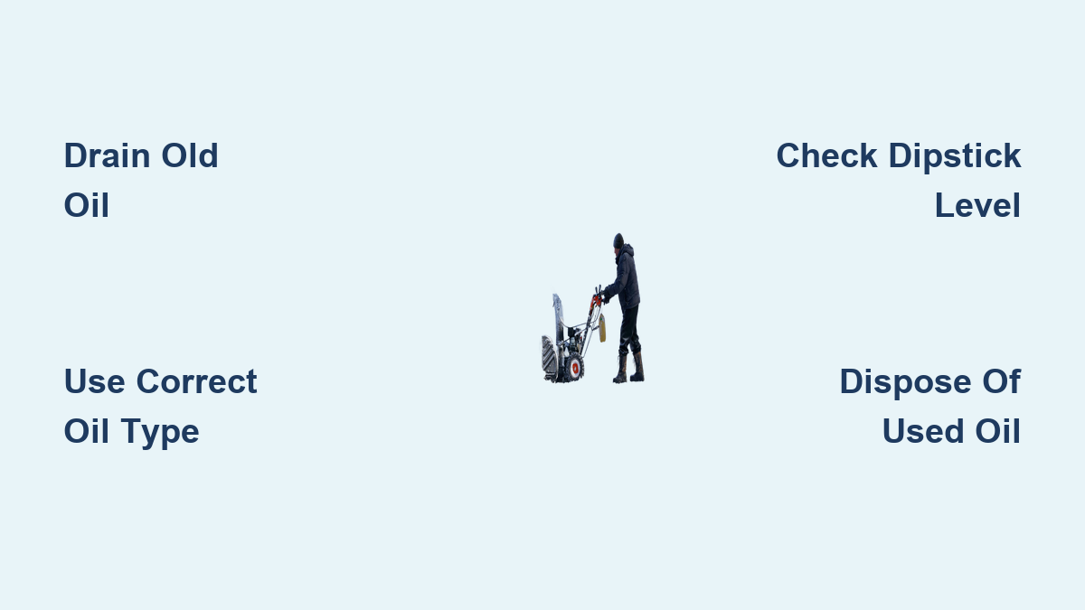 How to Change Oil in a Snow Blower