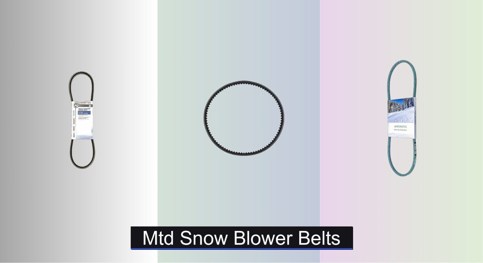 8 Best MTD Snow Blower Belts of 2025