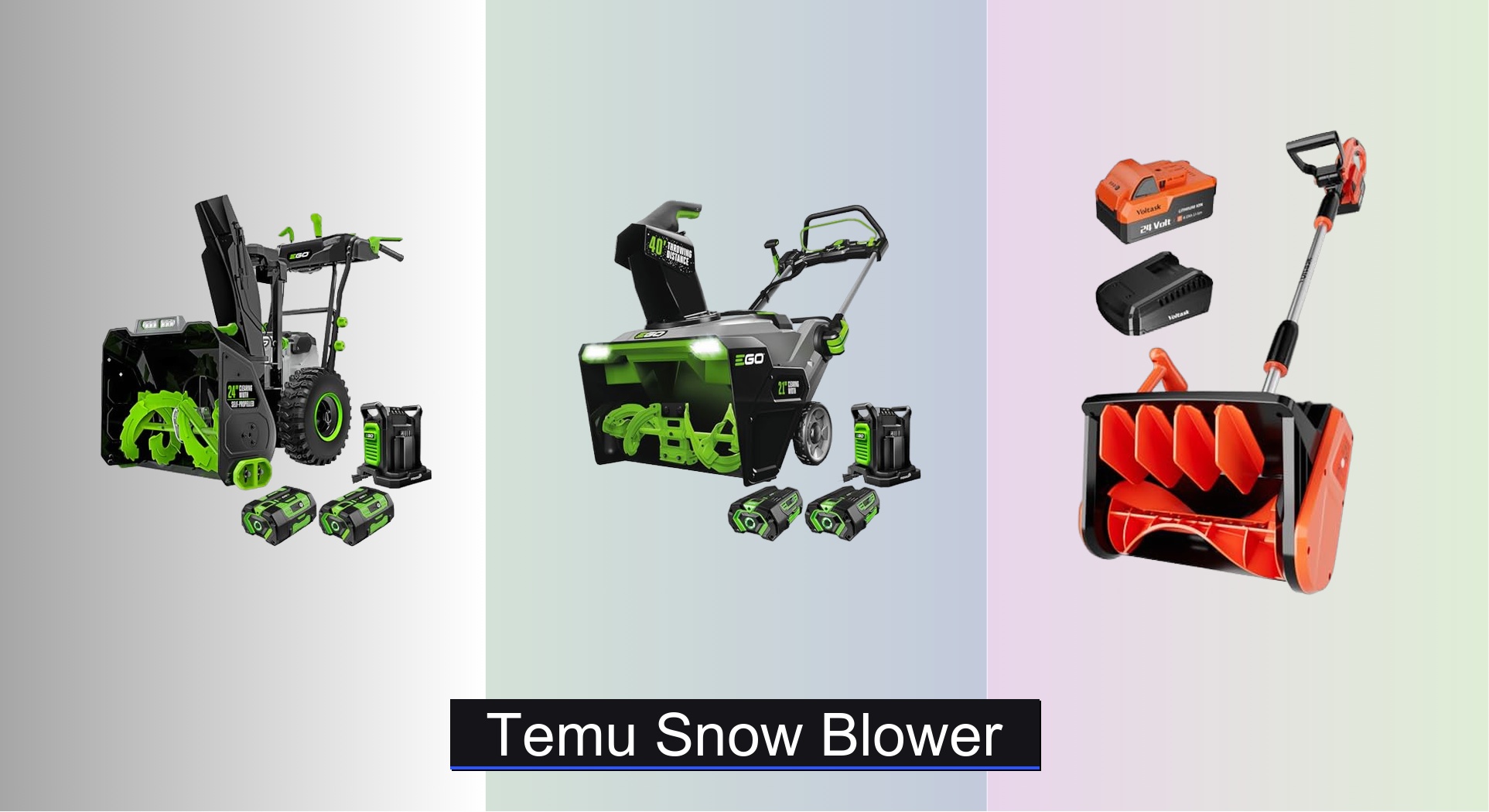 6 Best Snow Blowers on Temu 2025