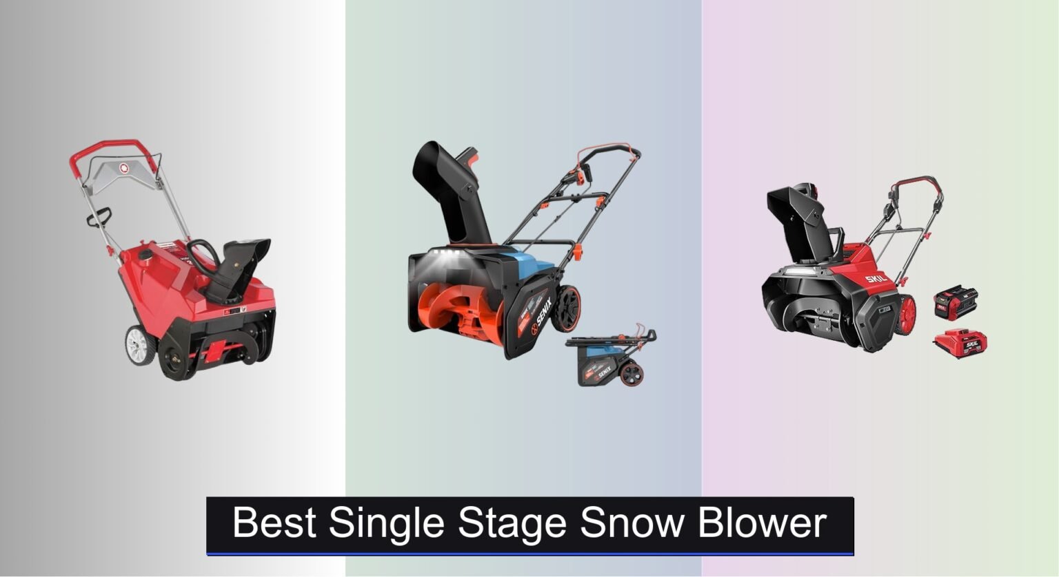 7 Best Single Stage Snow Blowers of 2026