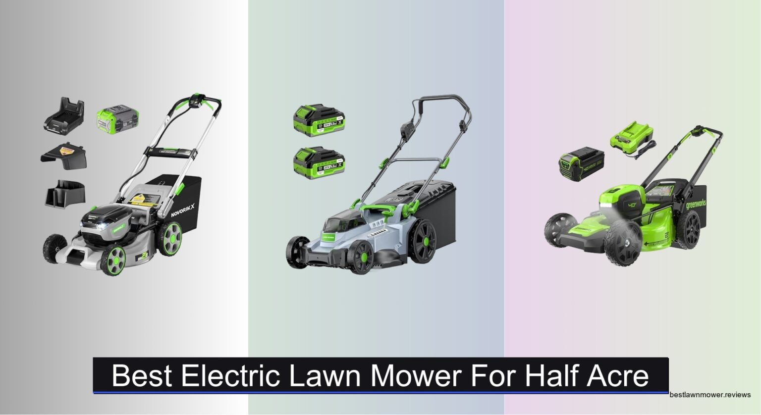 7 Best Electric Lawn Mowers for Half Acre 2026