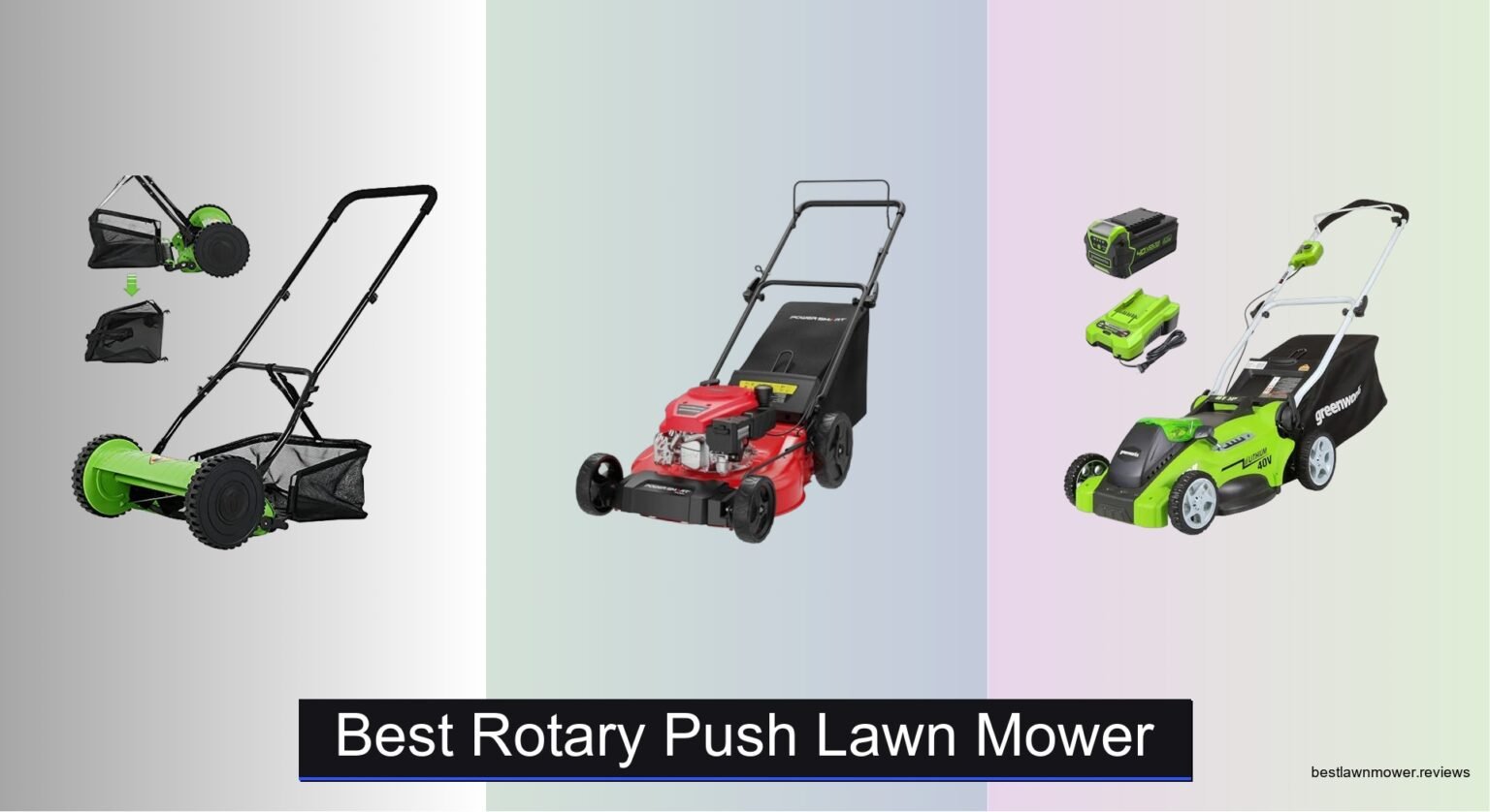 3 Best Rotary Push Lawn Mowers 2026