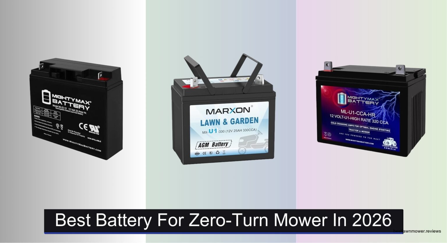 6 Best Batteries for Zero-Turn Mower 2026