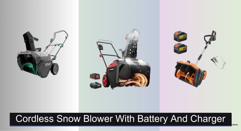 8 Best Cordless Snow Blowers with Battery and Charger 2026