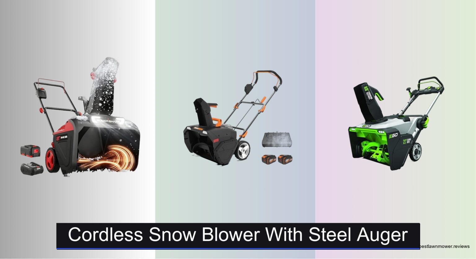 7 Best Cordless Snow Blowers with Steel Auger 2026