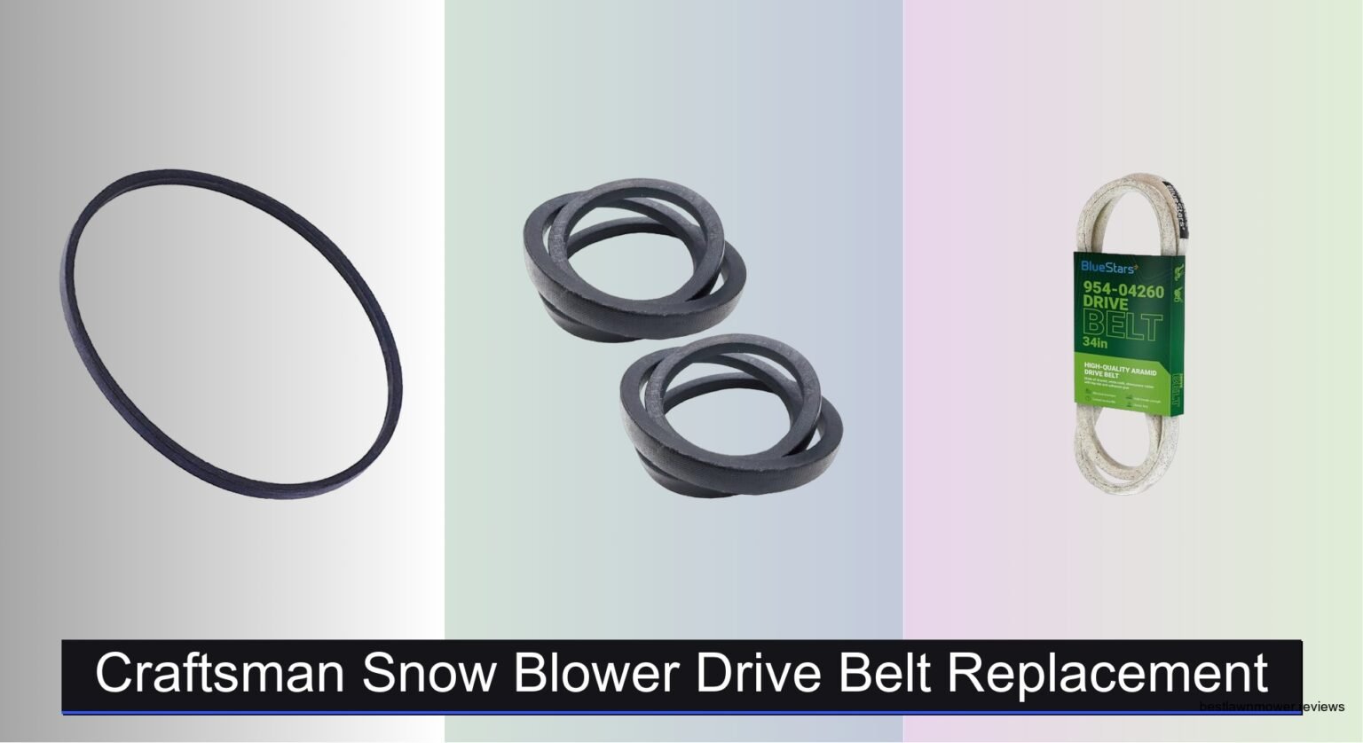 9 Best Craftsman Snow Blower Drive Belt Replacements