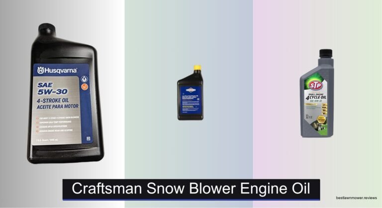4 Best Craftsman Snow Blower Engine Oils 2026