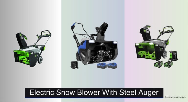 4 Best Electric Snow Blowers with Steel Auger 2026